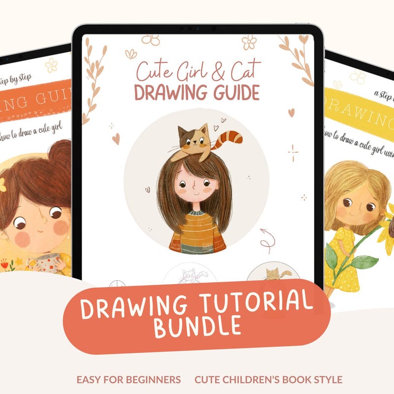 Cat Drawing Practice - Etsy