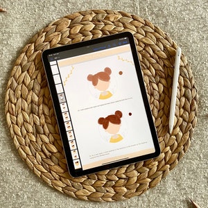 A Step by Step Drawing Guide for How to Draw and Colour a Cute Girl in ...