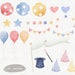 Watercolor Circus Clipart Set Hand Painted Cute Woodland - Etsy