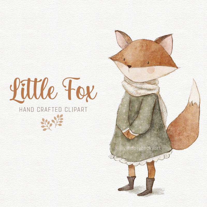 Fox Clipart - Etsy