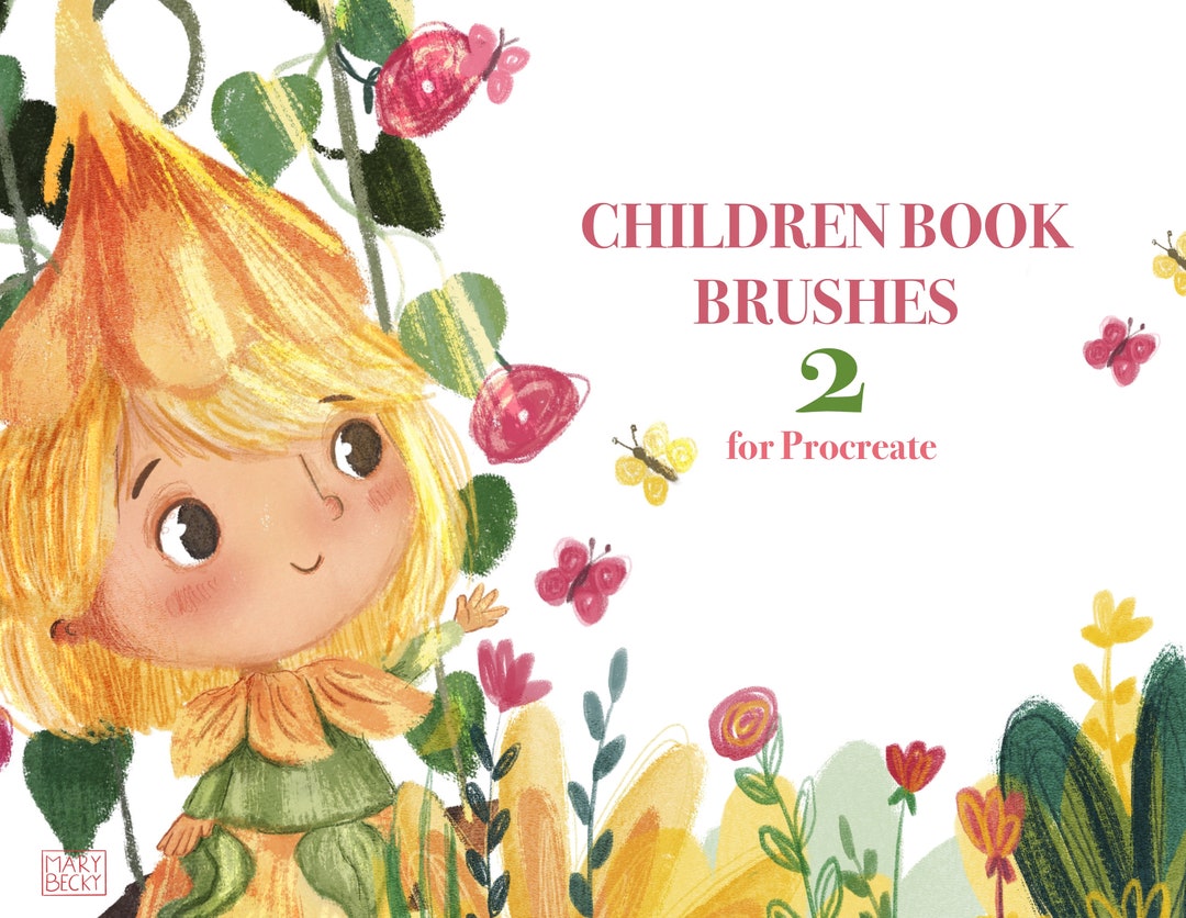Procreate Children Book Illustrations Brush Set 2 for Ipad, Pencil ...