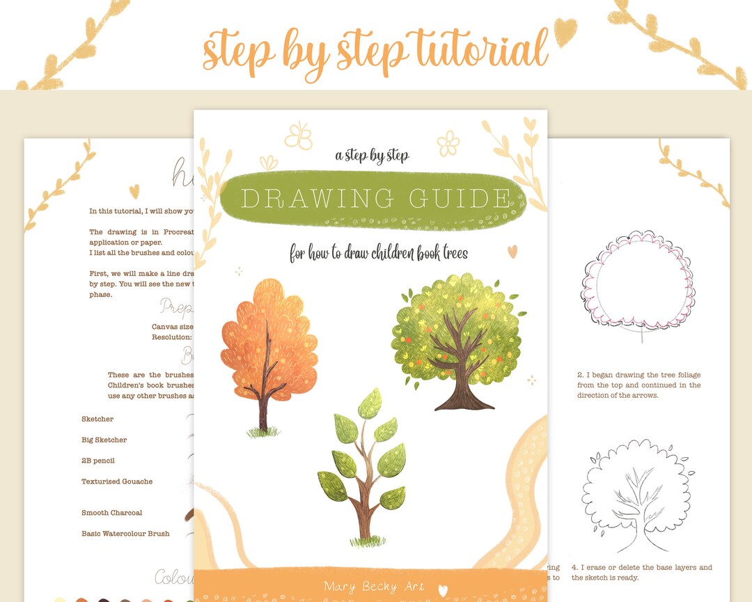 A Step by Step Drawing Guide for How to Draw and Colour Children Book ...