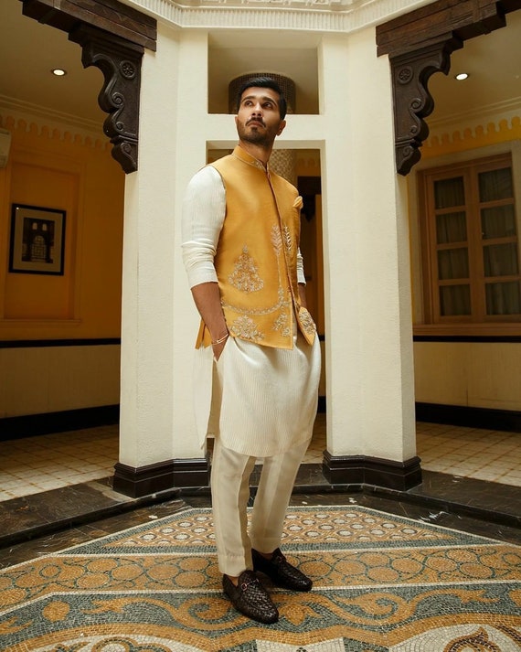 Haldi Ceremony/Haldi Kurta For Men/Haldi Outfit/Haldi Dress/Haldi Kurta ...