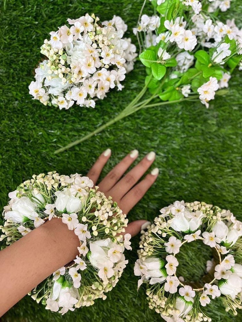 Floral Mehndi Flower Set/haldi Flower Set/floral - Etsy