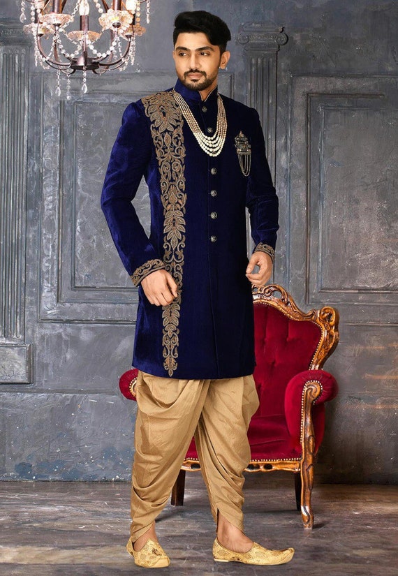 Indo Western Sherwani Groom Sherwani Wedding Sherwani for Men | Etsy Indo Western Sherwani Groom Sherwani Wedding Sherwani for Men | Etsy
