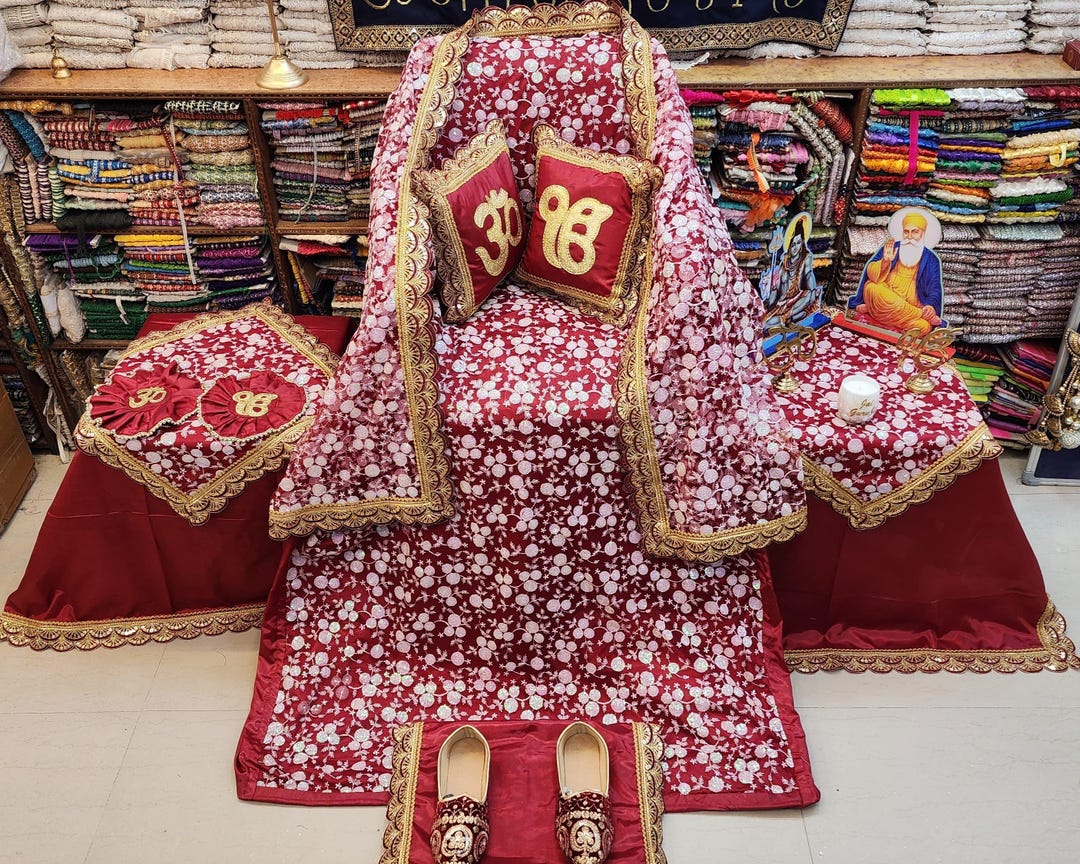 Jai Guruji Satsang Guruji Chola Set of 11 Pcs .customise Guruji Chola ...