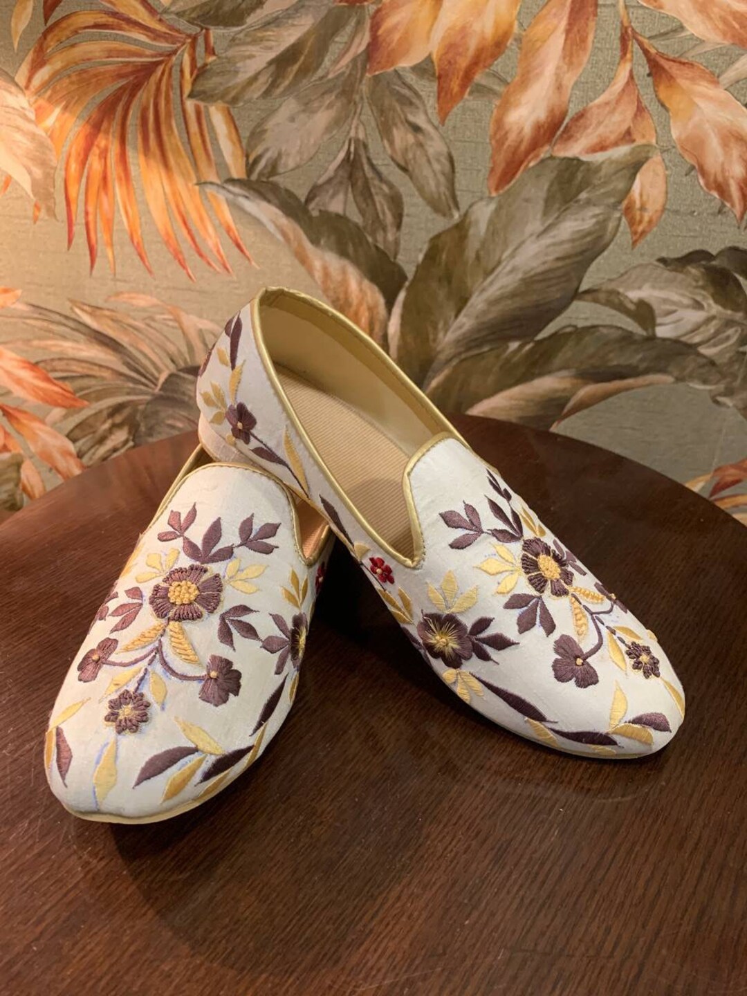 Men Embroidered Shoe - Etsy UK