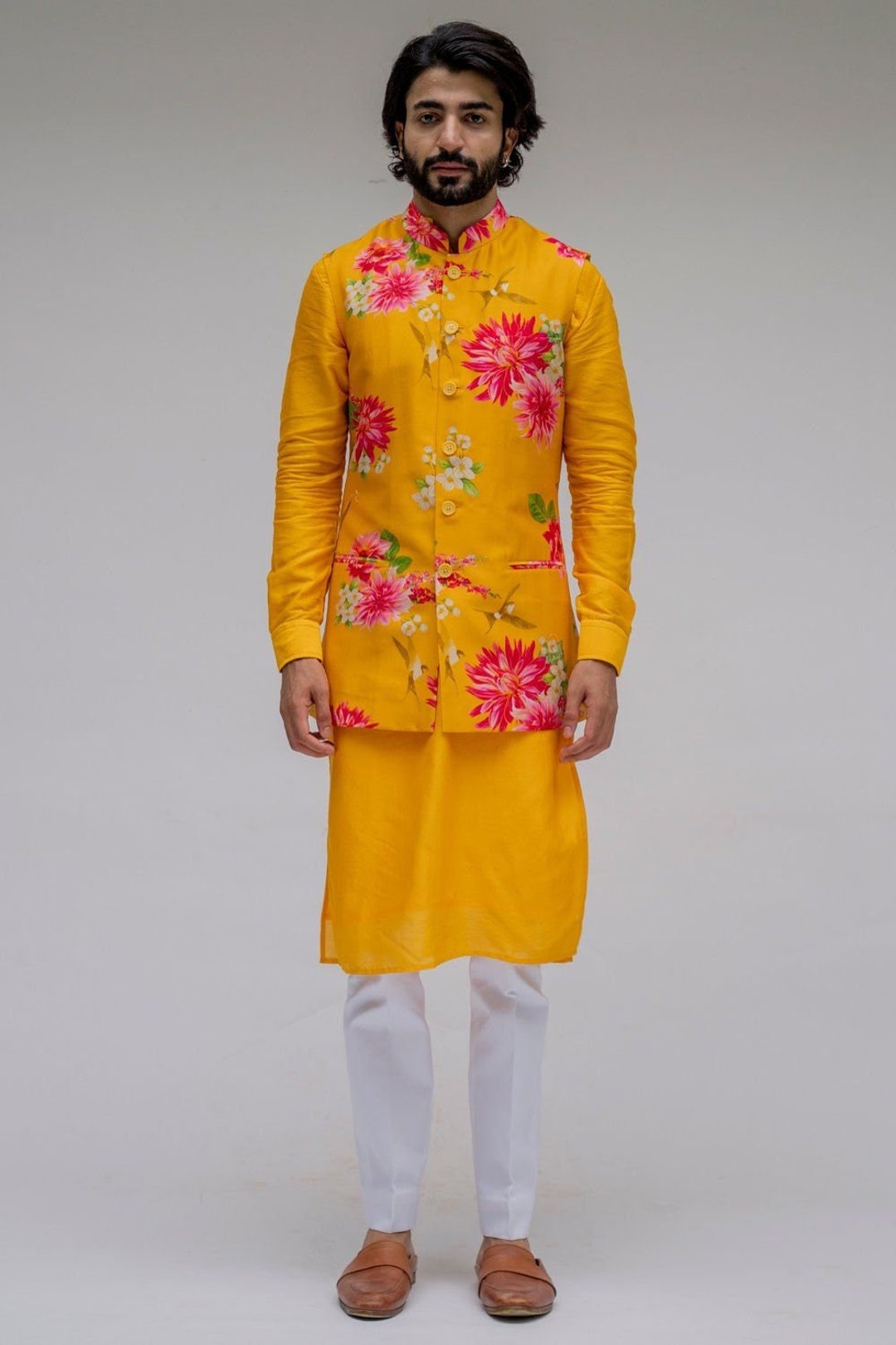 Haldi Ceremony/haldi Kurta for Men/haldi Outfit/haldi Dress/haldi Kurta ...
