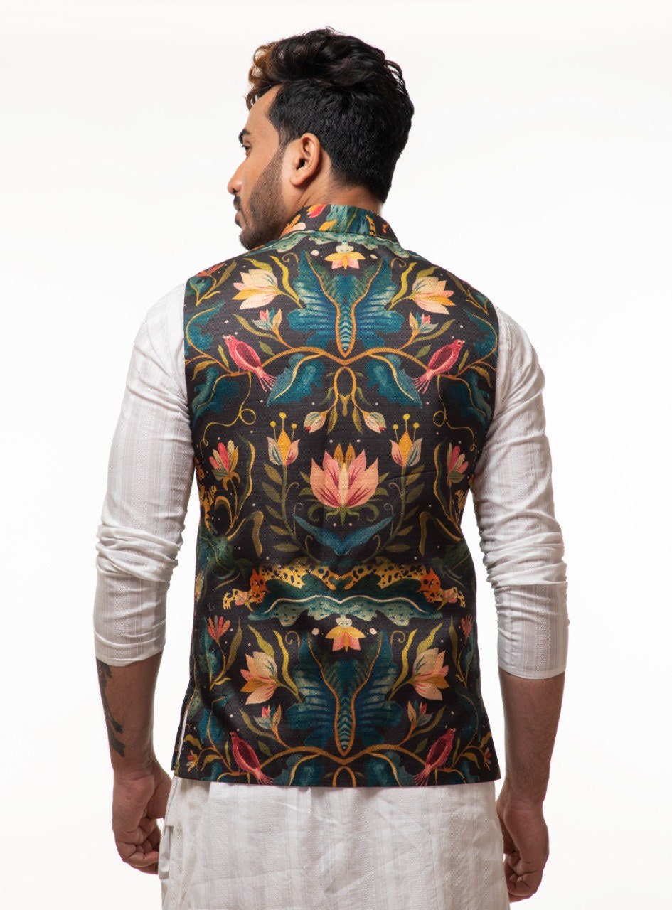 Modi Jacket Nehru Jacket Wedding Waistcoat Designer Waistcoat - Etsy