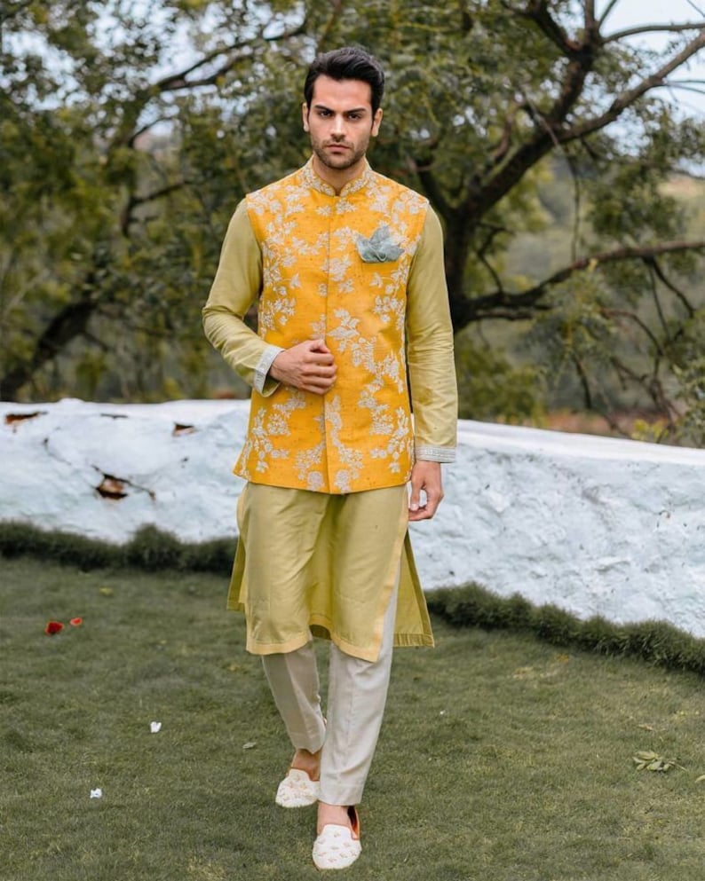 Haldi Ceremony/haldi Kurta for Men/haldi Outfit/haldi - Etsy
