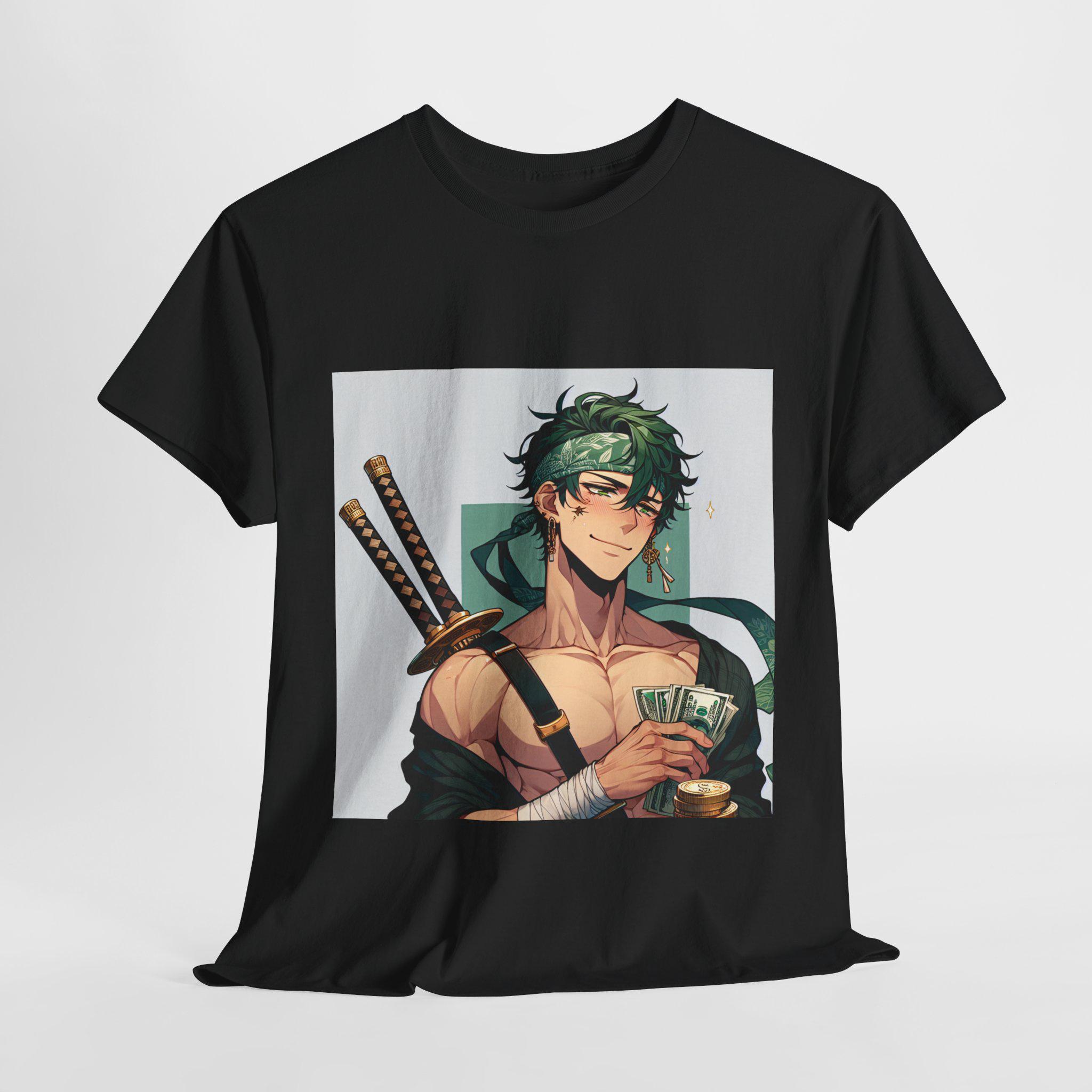 One Piece Inspired Zoro T-shirt, Anime Graphic Tee, Manga Fan Gift ...