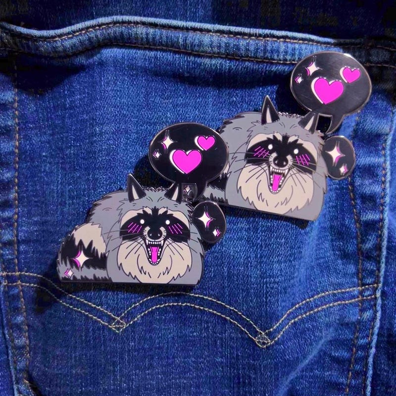 Furry Pins - Etsy
