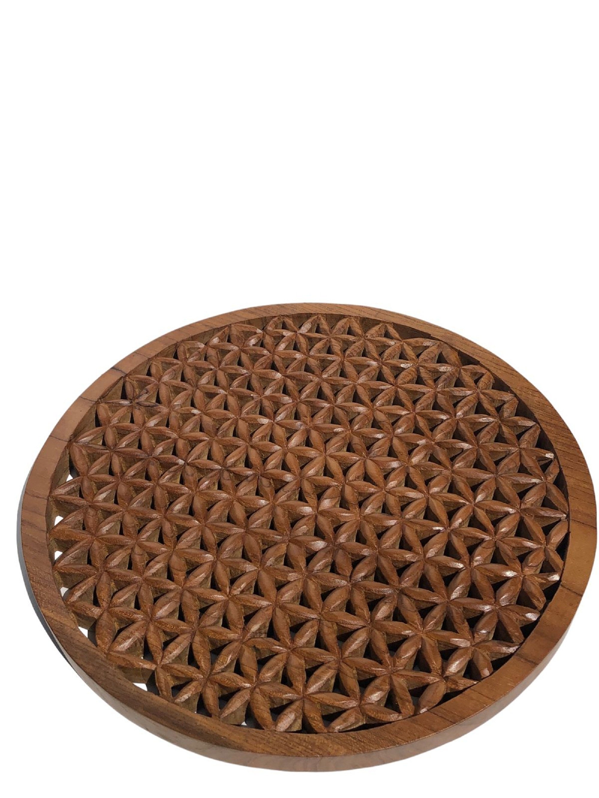 Teak Wood Tree of Life Seedsun Flower Wall Artwall Carving - Etsy