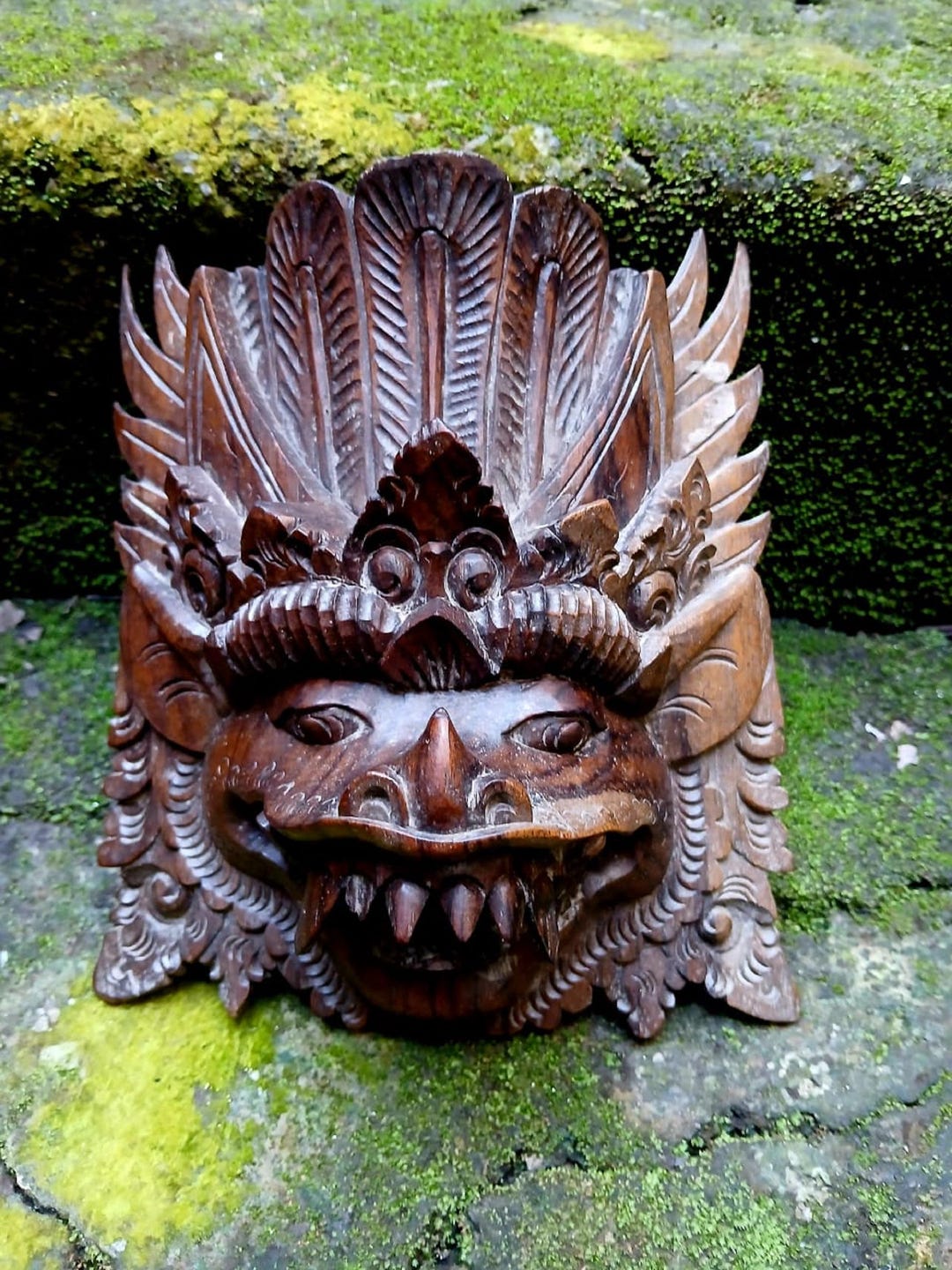 Sai Mask,wood Carving,hand Made - Etsy