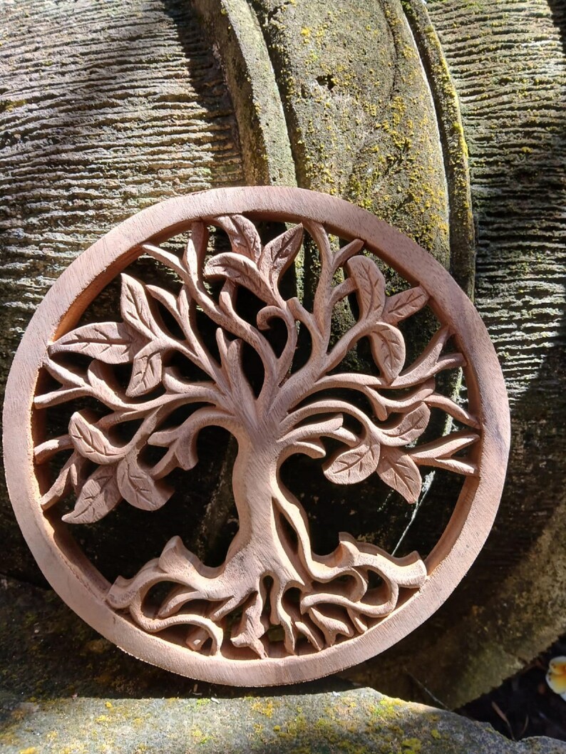 Tree of Life Wall Art,hand Made,wood Carving - Etsy