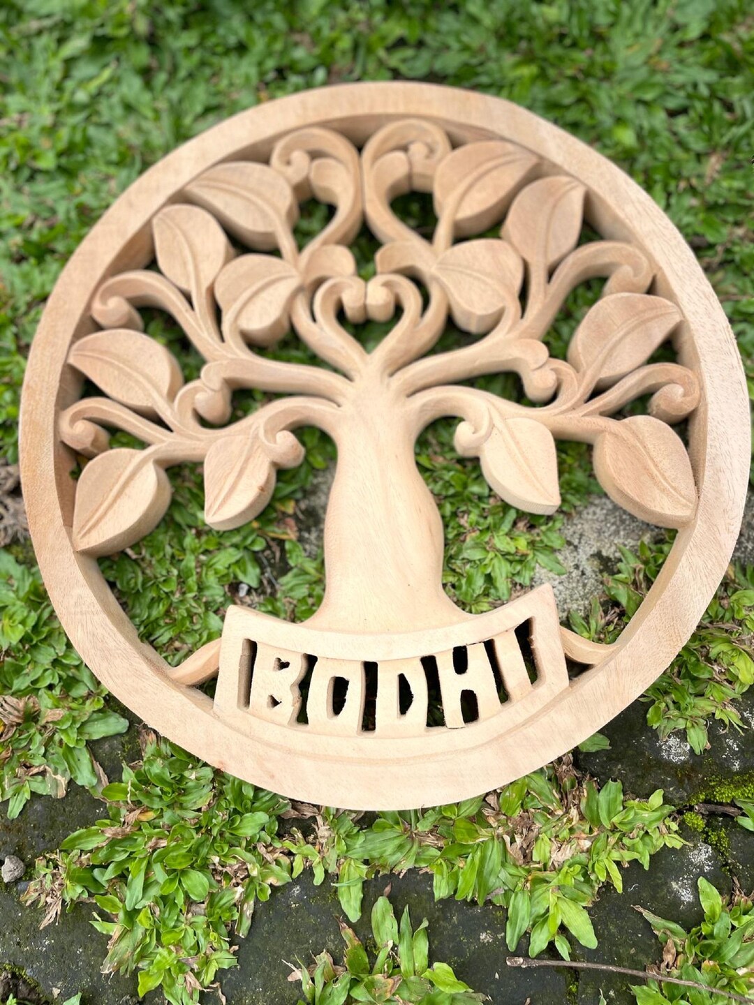 Bodhi Tree Wall Art ,handmade Wooden Spiritual Decor ,sacred Tree of ...