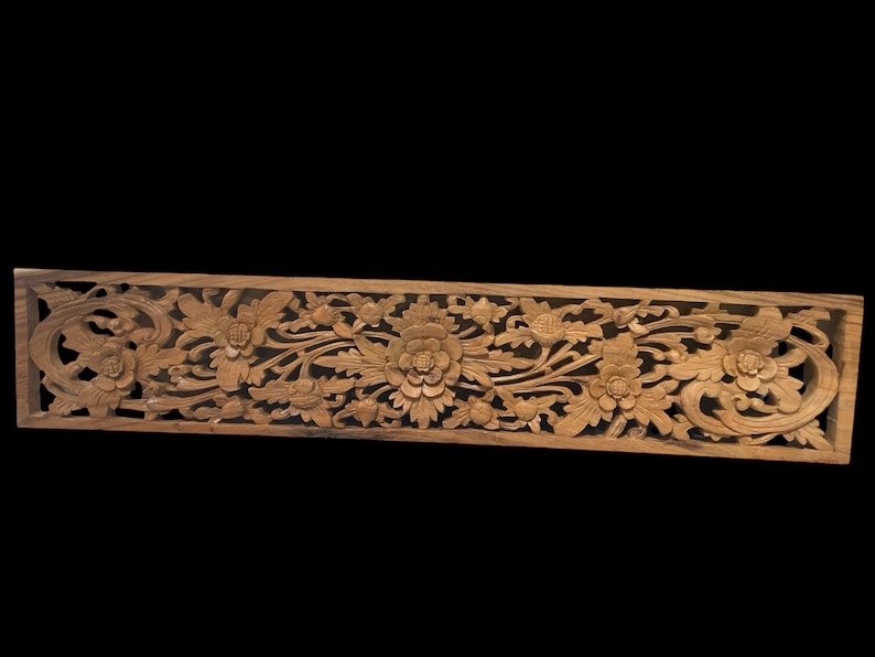 Hand-carved Balinese Wall Panel , Wood Wall Art ,traditional Indonesian ...