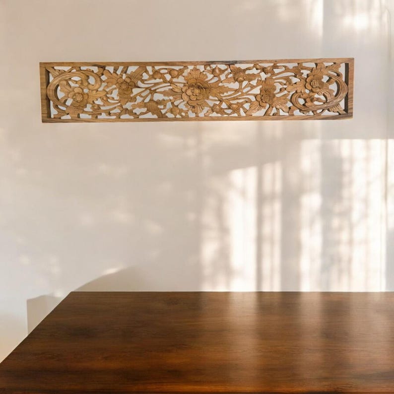 Hand-carved Balinese Wall Panel , Wood Wall Art ,traditional Indonesian ...