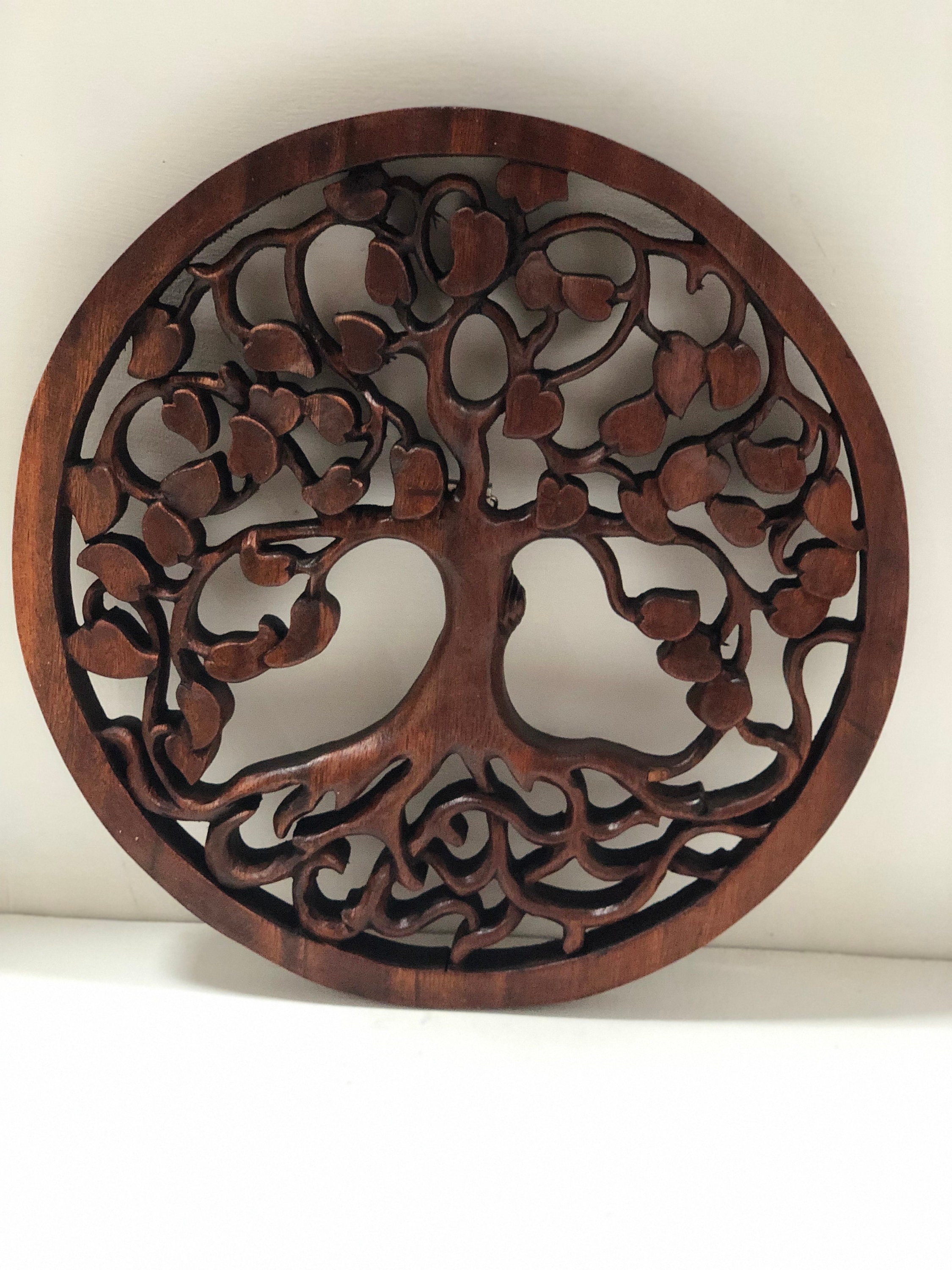 Bodhi Tree Wall Art Decor,mendallion Bodhi Tree Wall Art,wedding Gift ...