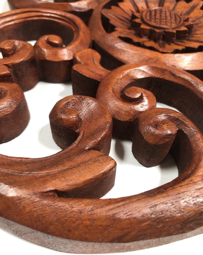 Wooden Carving Wall Art Decor,heart Wall Art Decor,birthday Gift,hand ...