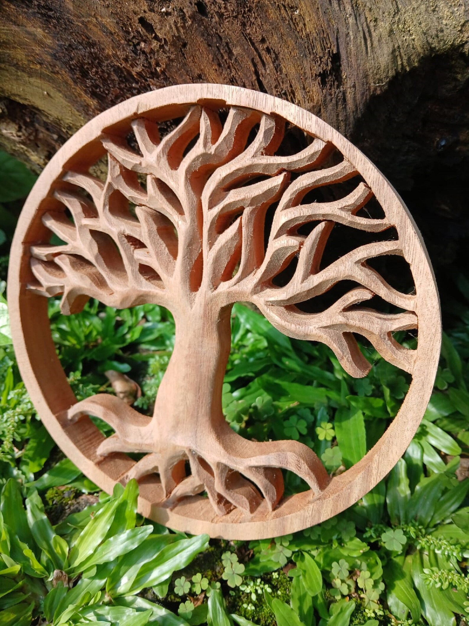 Tree Life Wall Art,wall Decor,wood Carving,hand Made - Etsy