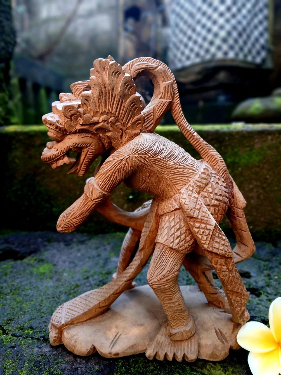 Hanoman Statue,wood Carving,hand Made - Etsy