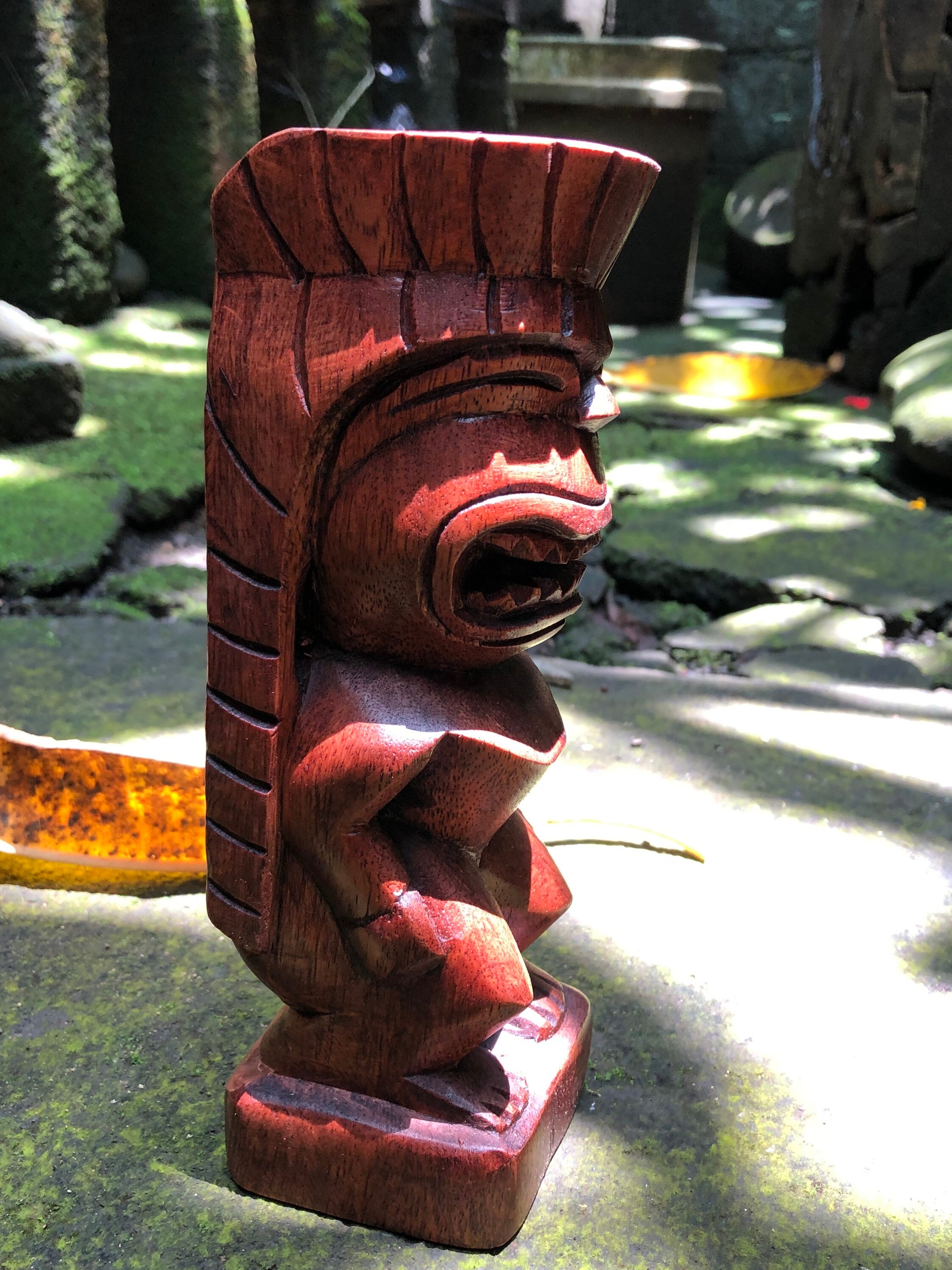 Wooden Tiki,wooden Decor,tiki Bar,tiki House,wooden Carving,wood ...