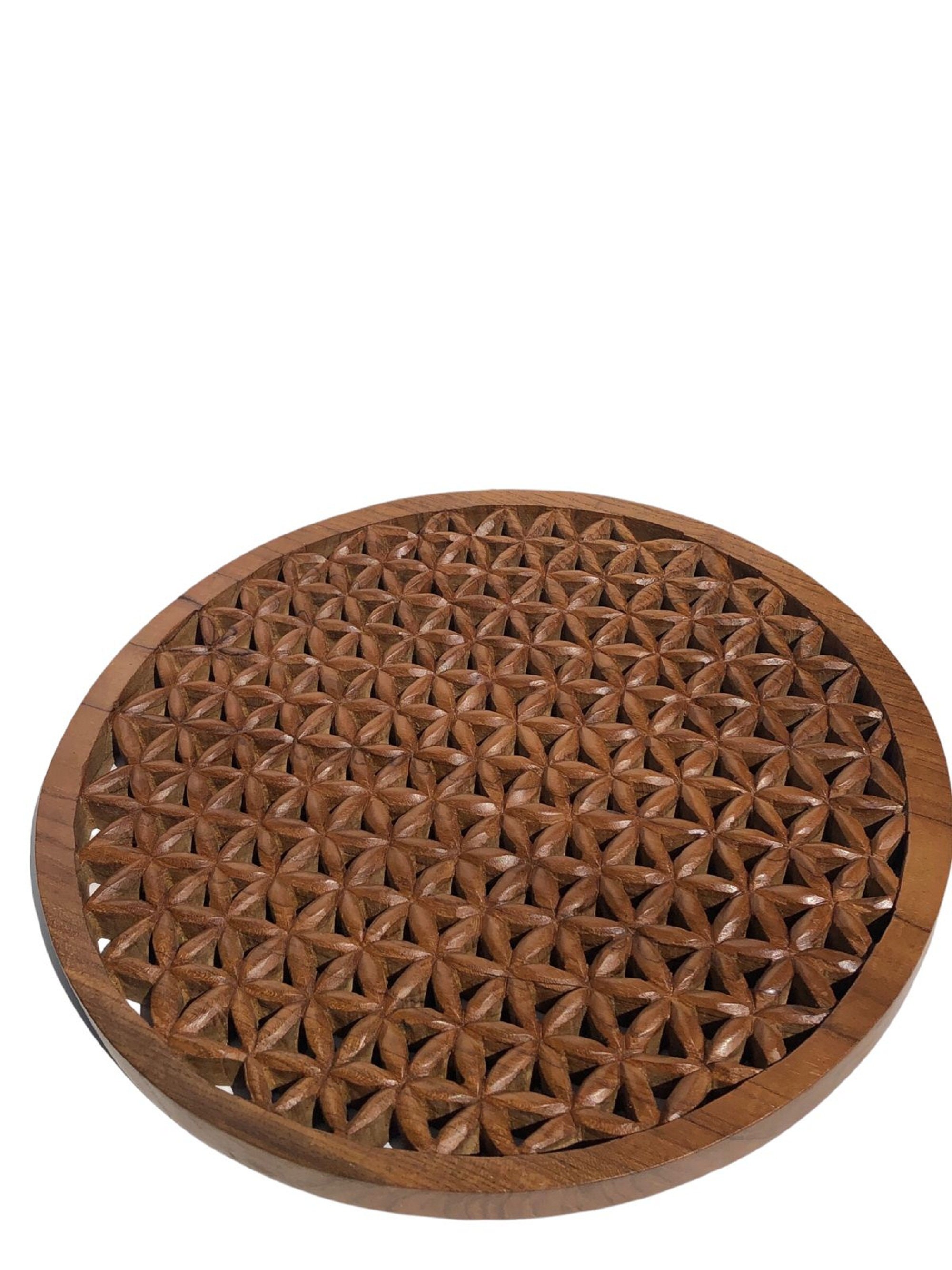 Teak Wood Tree of Life Seedsun Flower Wall Artwall Carving - Etsy