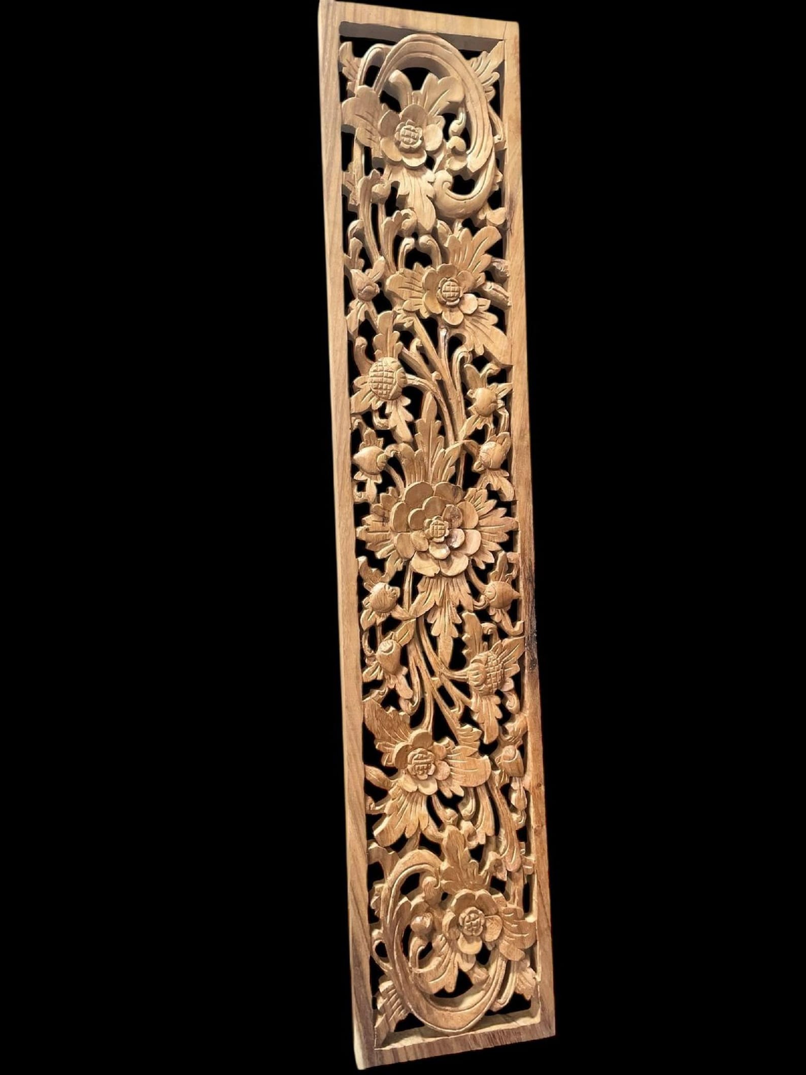 Hand-carved Balinese Wall Panel , Wood Wall Art ,traditional Indonesian ...