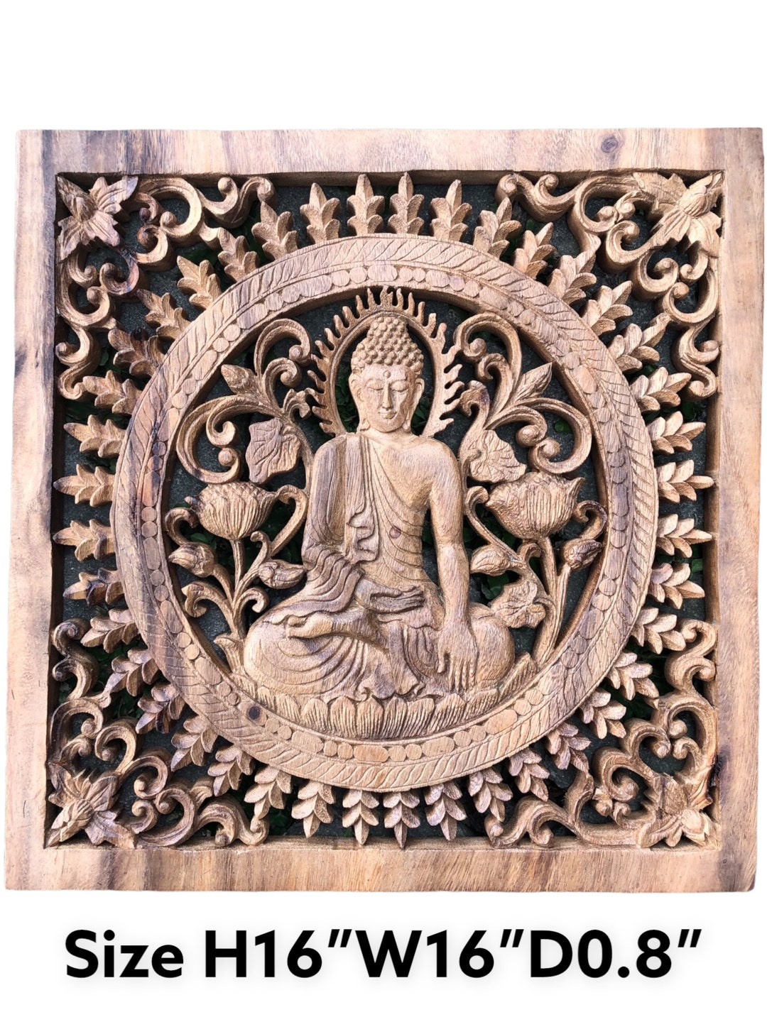 Buddha Wall Decor,hanging Buddha Sculpture,woodcarving ,meditation ...