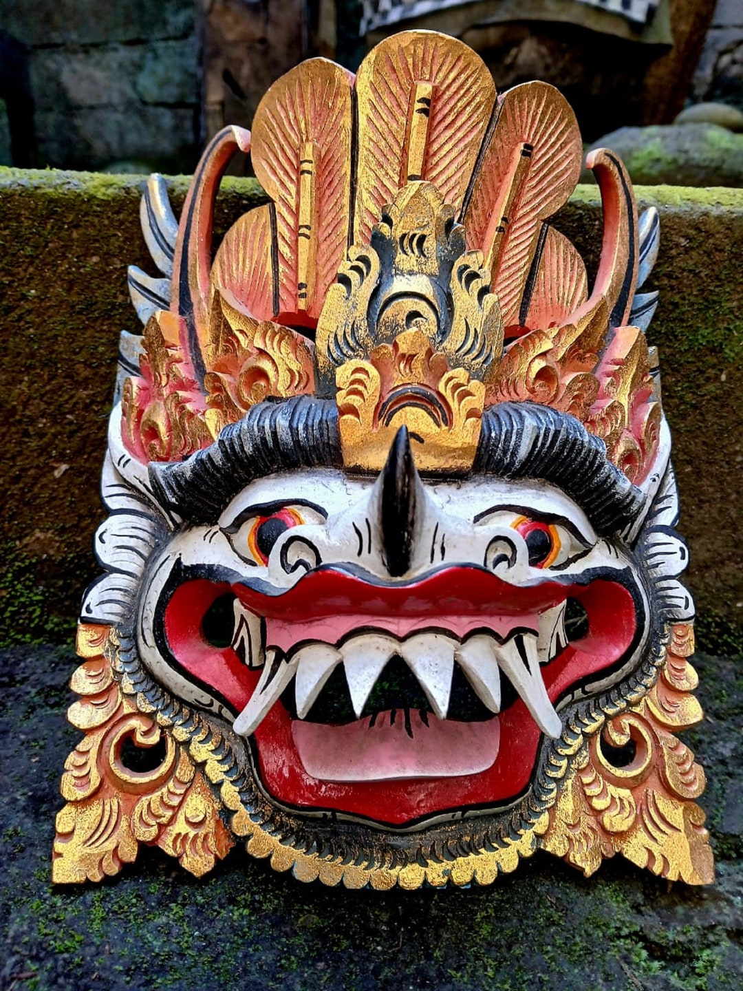 Balinese Mask,sai Mask,wood Carving - Etsy