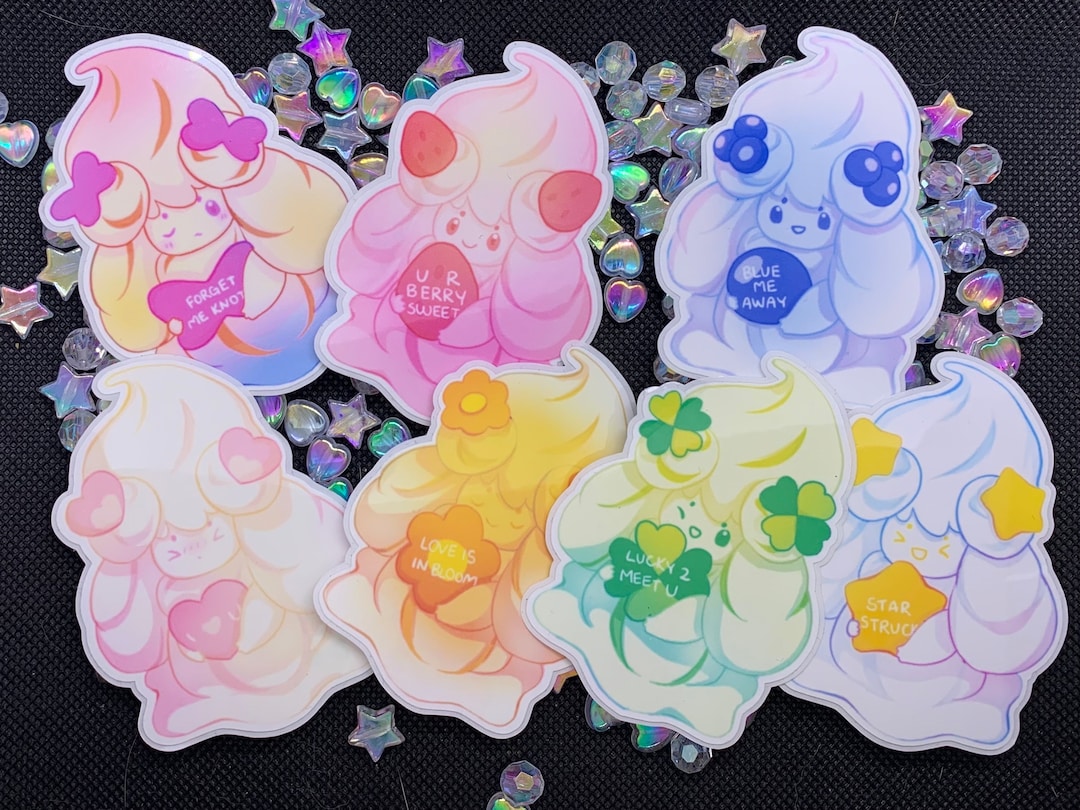 Alcremie Conversation Sweets Stickers - Etsy