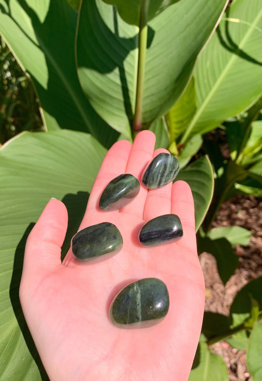 Jade Tumble Stone Nephrite Jade - Etsy