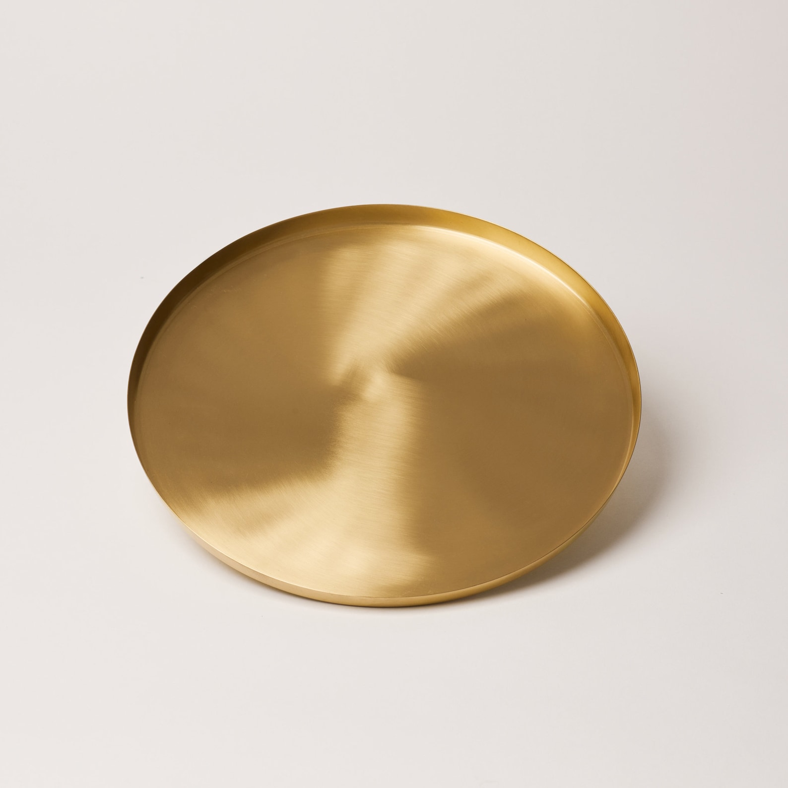 Heirloom Brass Round Ottoman Tray Large 16.5 | Etsy