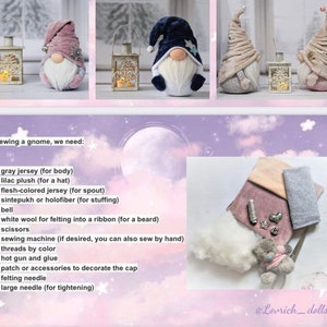 Gnome Sewing Pattern , Patterns Gonk Pdf, Tutorial Gonk - Etsy