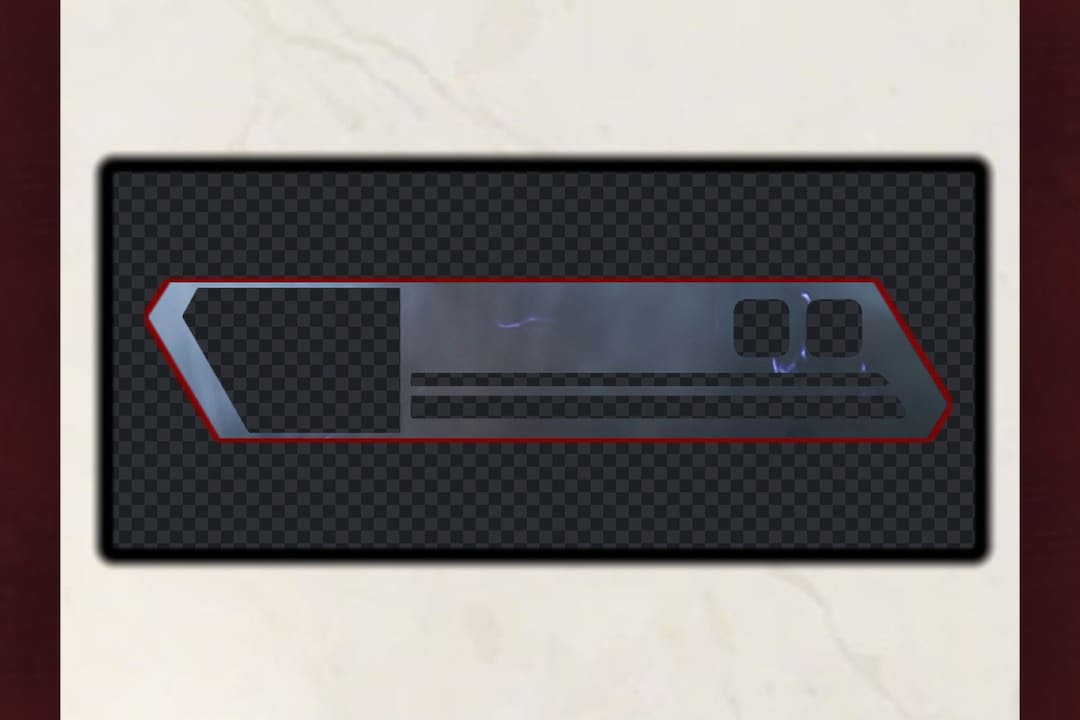 Apex Legends Healthbar HUD Overlay - Red - Etsy