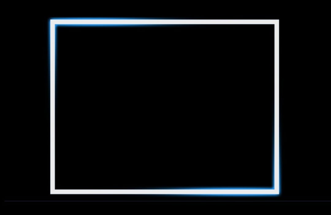 Neon Blue Glow Webcam Twitch Stream Overlay Frame - Etsy