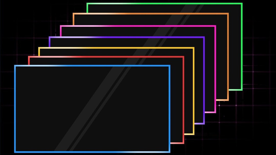 Basic Colored Stream Camera Frames - Etsy