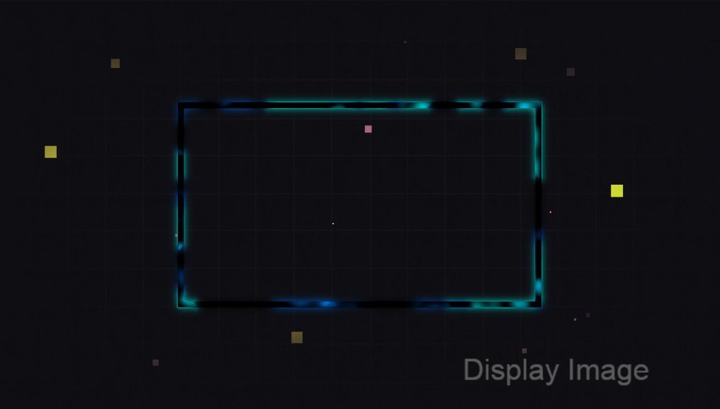Animated Neon Camera Webcam Frame Border Overlay for Stream Twitch ...