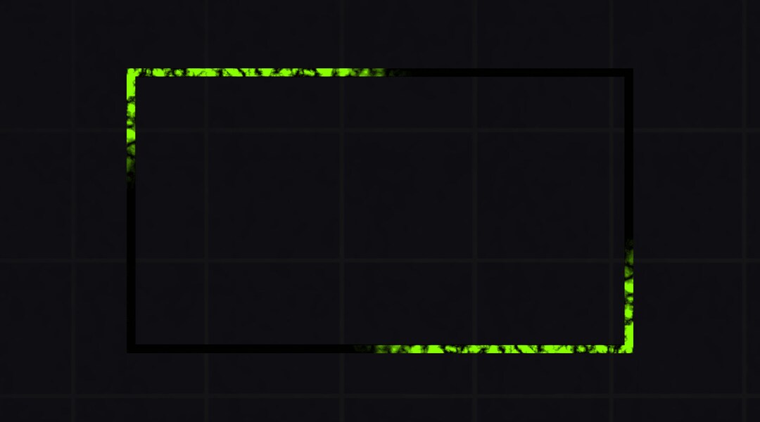 Animated Lightning Electric Camera Webcam Frame Border Overlay for ...