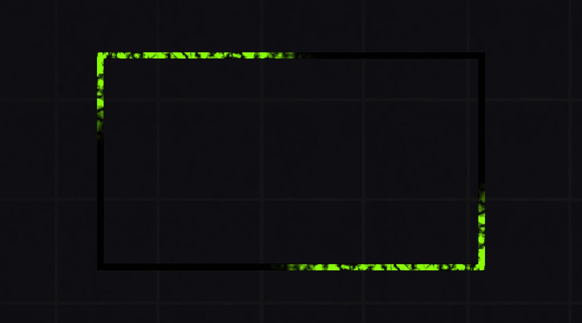 Animated Lightning Electric Camera Webcam Frame Border Overlay for ...