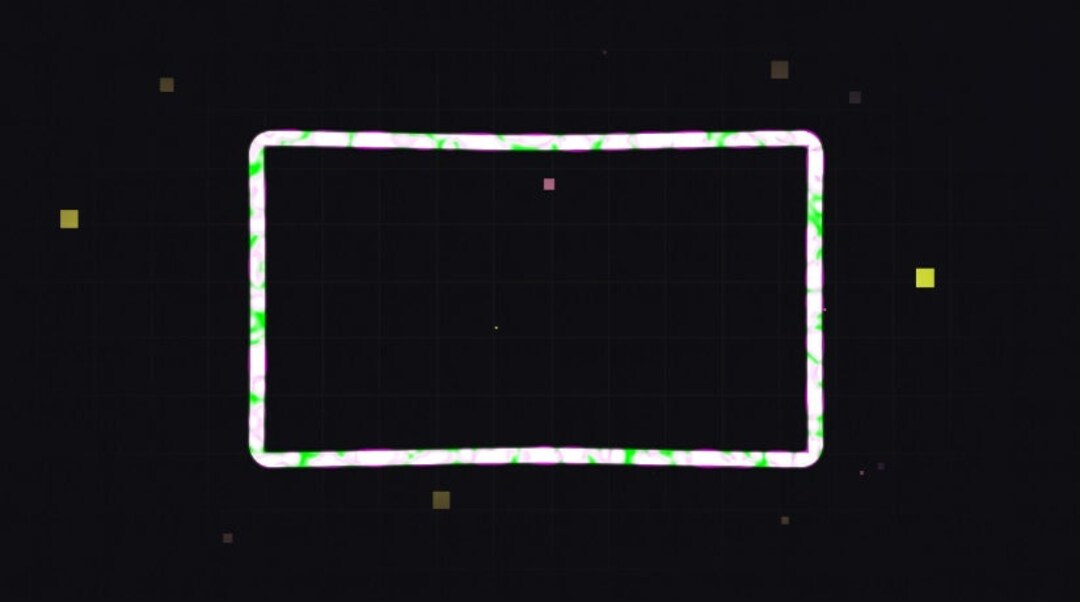 Animated Neon Camera Webcam Frame Border Overlay for Stream Twitch ...