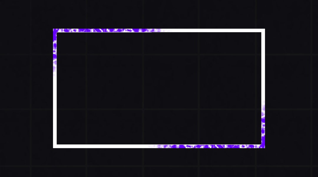 Electric Lightning Camera Frame Overlay - Purple - Etsy