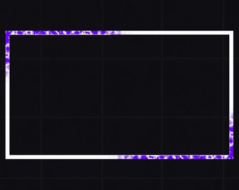 ANIMATED Twitch Webcam Overlay Electric Cam Frame / Electric Lightning ...