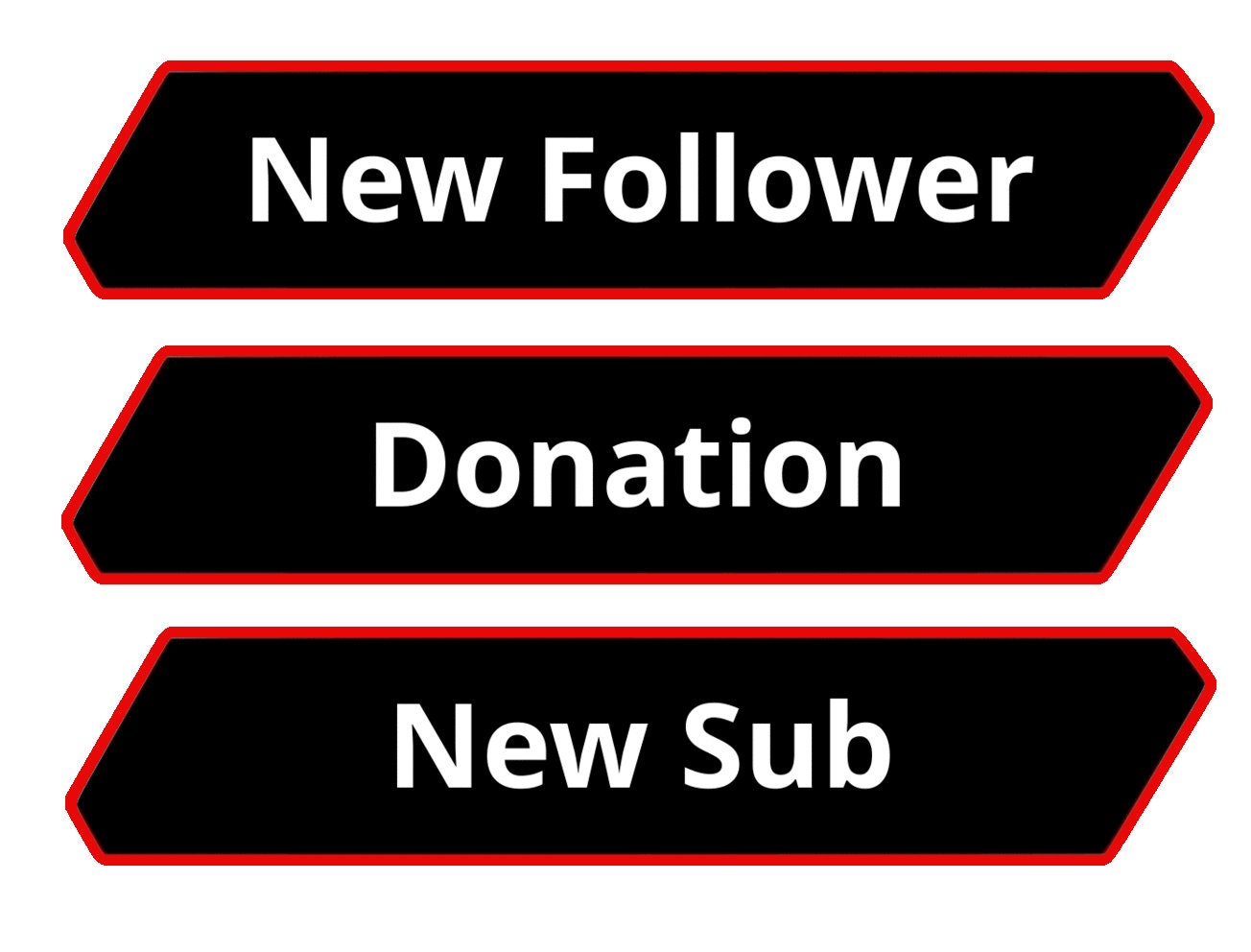 Animated Alerts X3 Webm & Gif Simple Clean Stream Alerts for Twitch ...