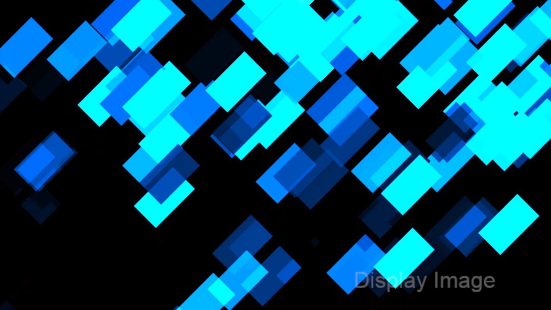 Animated Looping Neon Background Wallpaper - Blue - Etsy