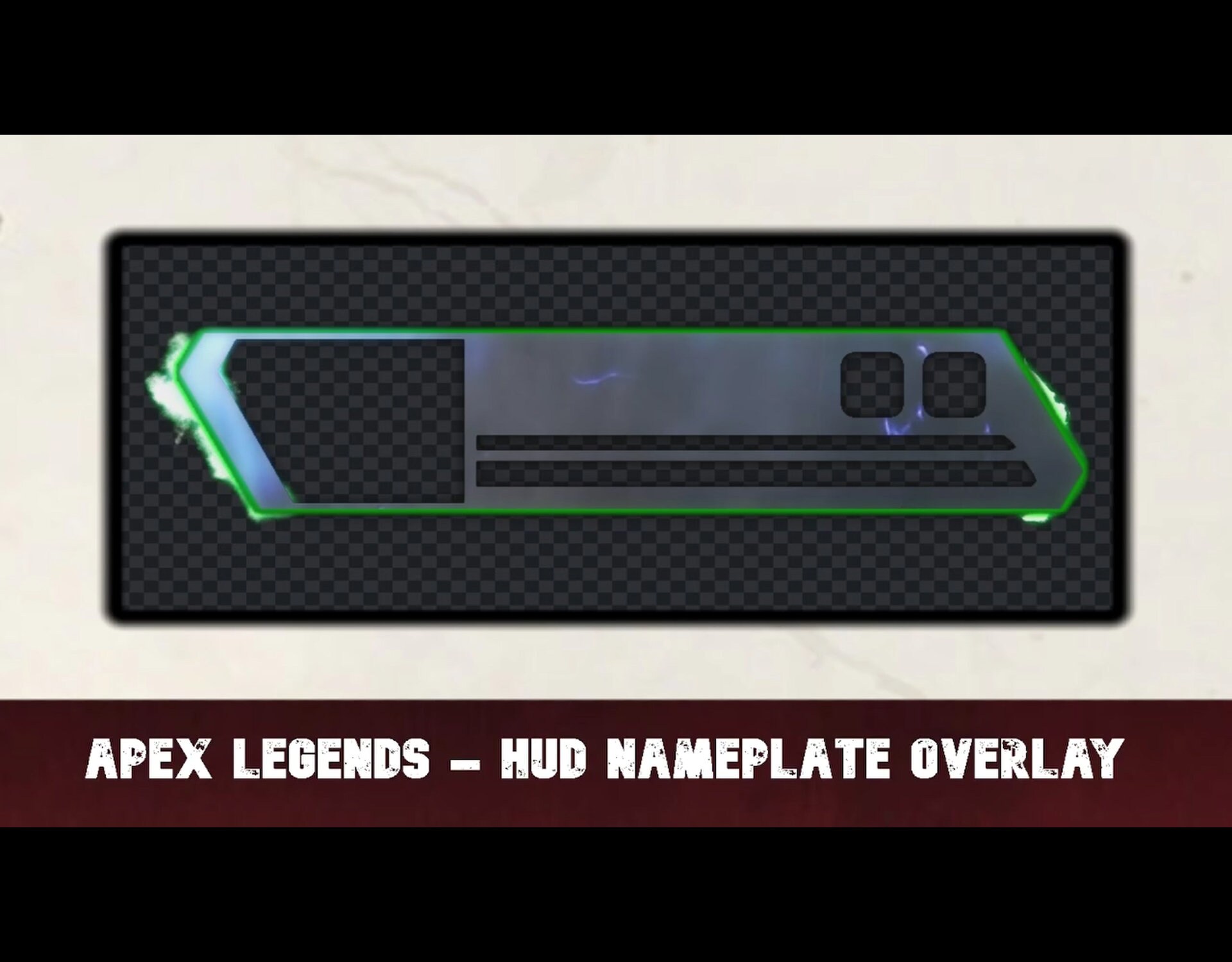 Apex Legends Healthbar Health Bar HUD Overlay Animated - Green - Etsy