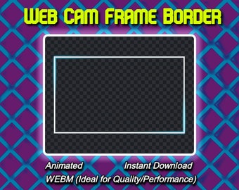 Blue Aesthetic Vtuber Webcam Twitch Stream Pack Overlays - Etsy