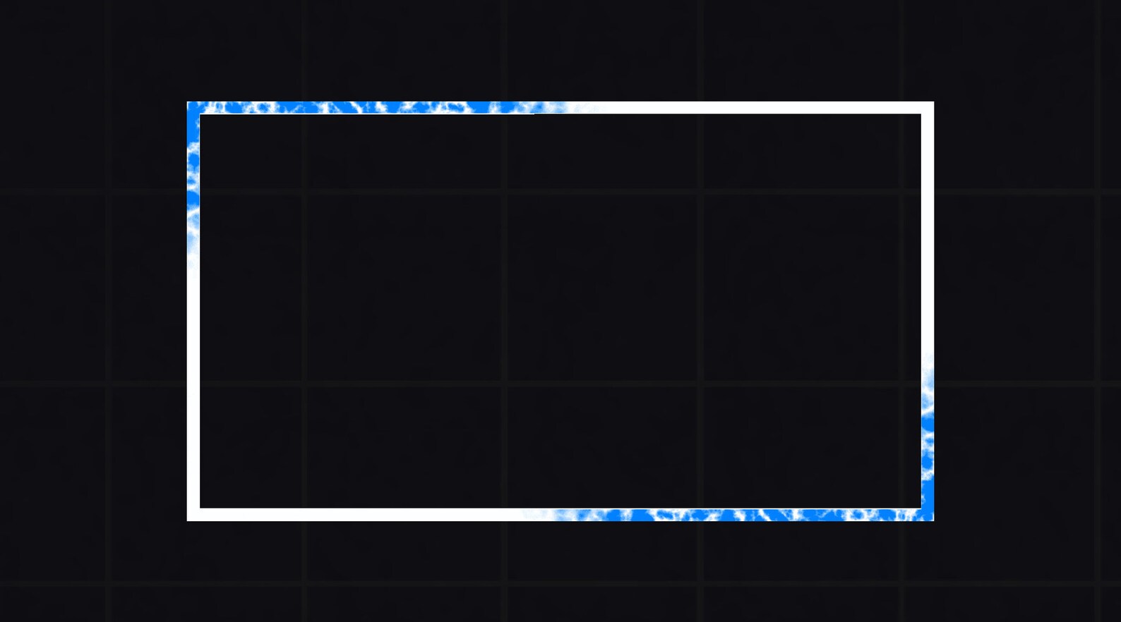 Animated Lightning Electric Camera Webcam Frame Border Overlay for ...