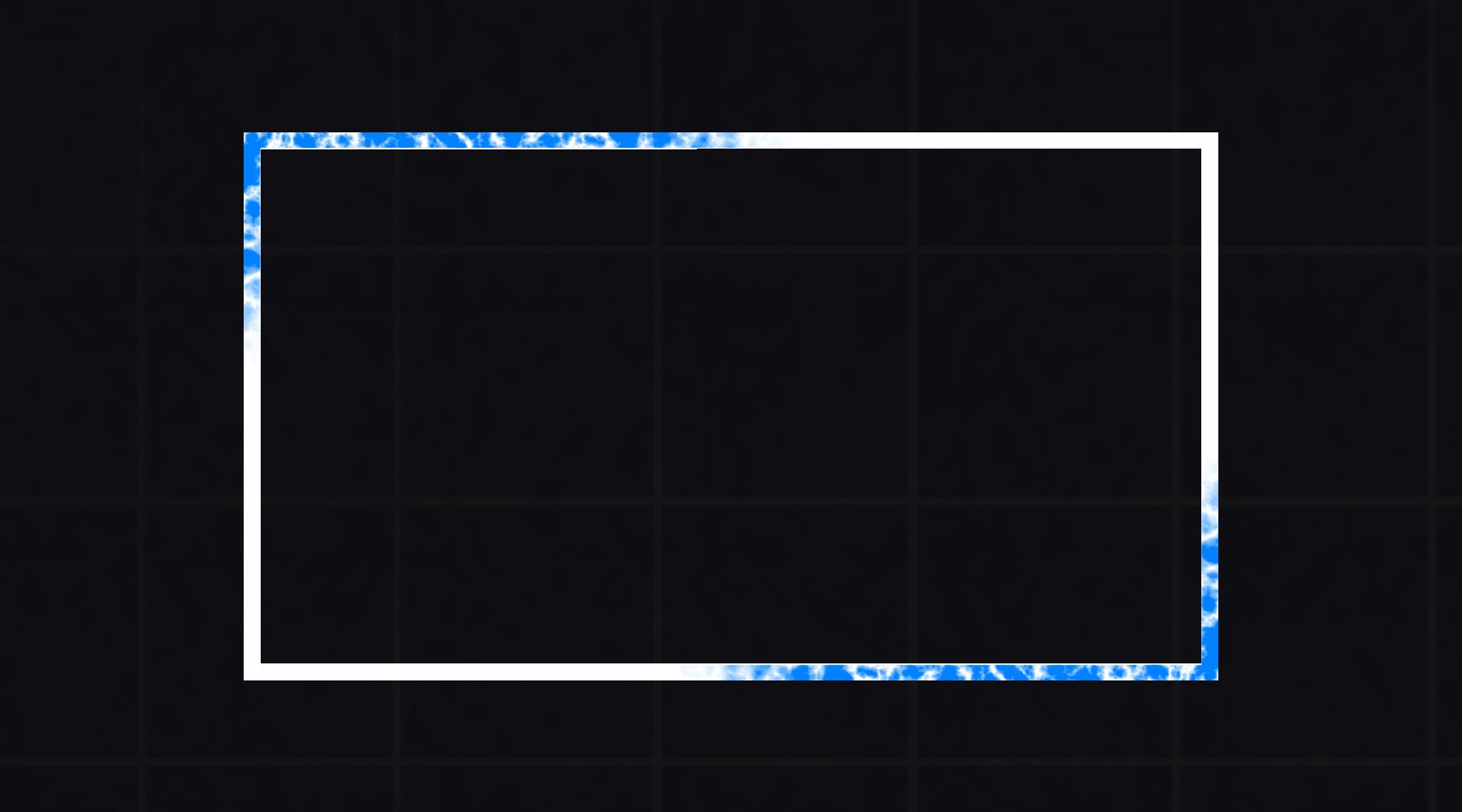 Animated Lightning Electric Camera Webcam Frame Border Overlay for ...